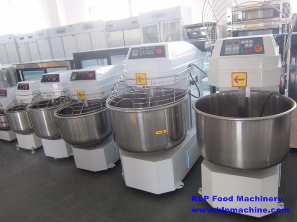 120L 50kg Double Speed Spiral Dough Mixer Bakery Industrial Bread Kitchen Mixer Dough Kneading ...