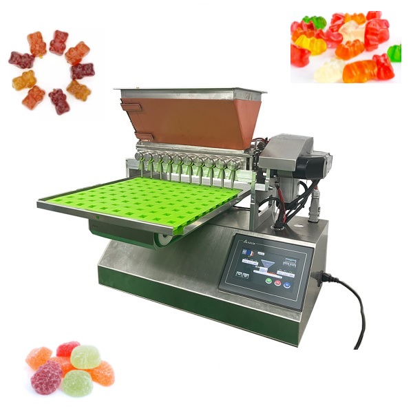 Small Full Automatic Hard Lollipop Chocolate Candy Depositor Jelly ...